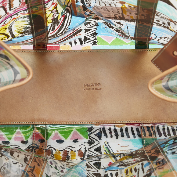 Prada | Bags | Prada Transparent Venice Graffiti Tote Tote Bag | Poshmark